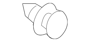 2009-2011 Nissan Cube Rocker Molding Clip 76882-AZ100 | Melloy Nissan Parts