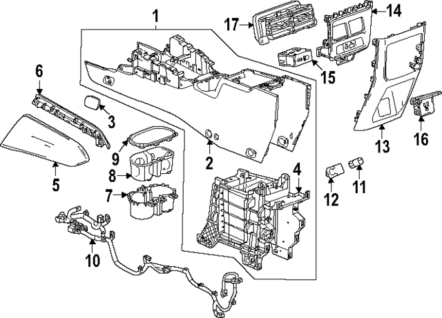 2023-2024 GM Cup Holder 87859284 GM | GMPartsDirect.com
