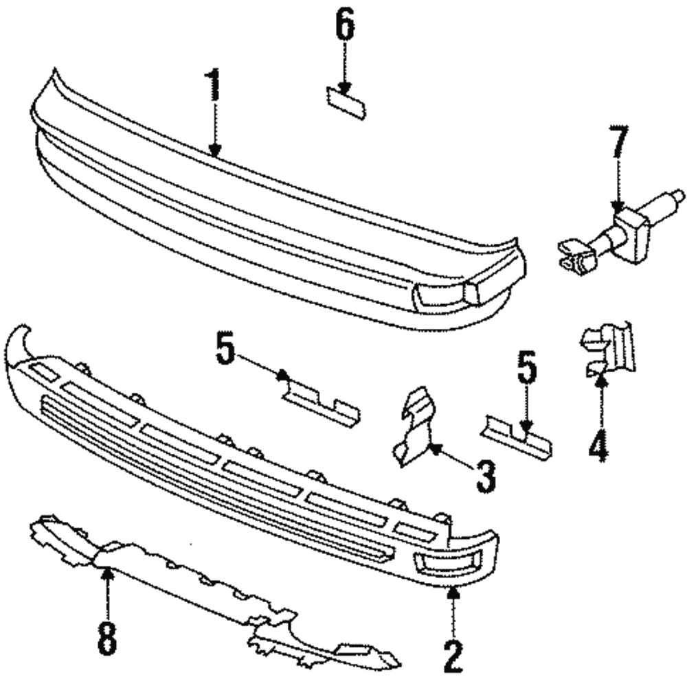 FA54-51-980 - 1985 Mazda RX-7 - Spoiler | Mazda Parts Factor