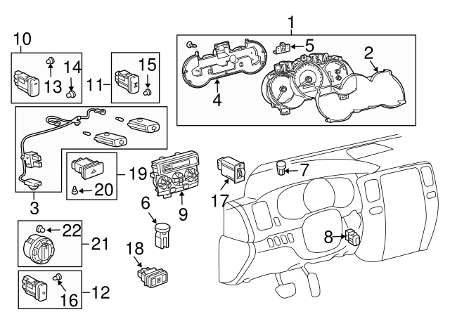 1998-2019 Toyota Sensor 89121-12010 | OEM Parts Online