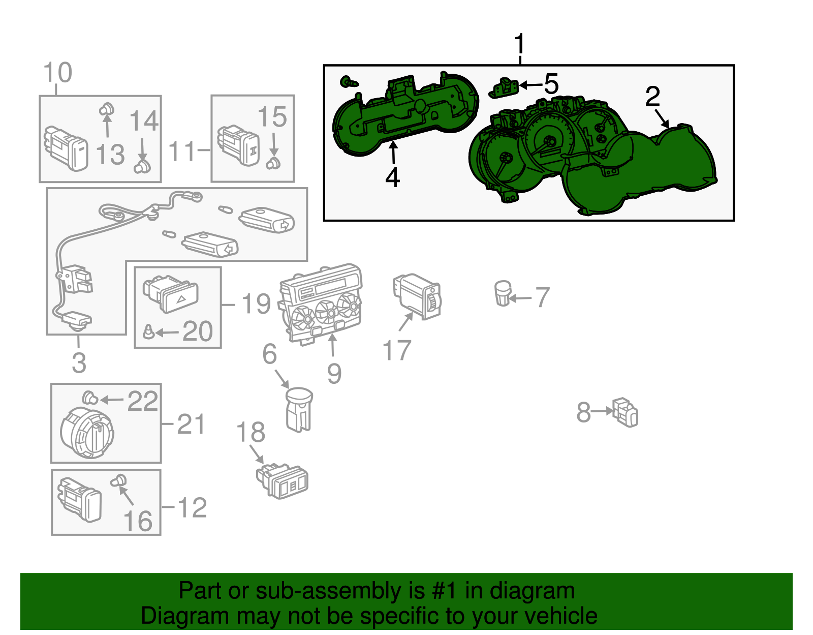2004 Toyota 4Runner Cluster Assembly 83800-35B10 | Retail Performance ...