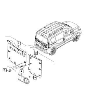 2014-2022 Mopar Door Panel Attaching Pin 68094748AA | Mopar eStore