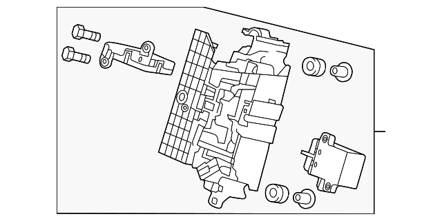 OEM 2012-2015 Honda Civic Board Assembly, Junction 1E100-RW0-003 ...