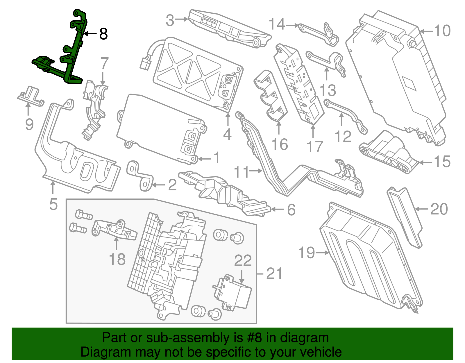 1F110-RW0-003 - 2012-2015 Honda Civic - Plate Assembly PDU Input Busbar ...