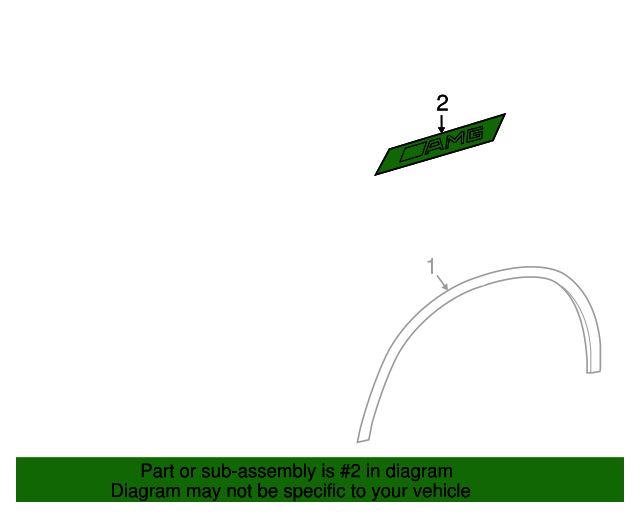 213-817-99-00 - Nameplate 2018-2021 Mercedes-Benz | Mercedes-Benz USA Parts