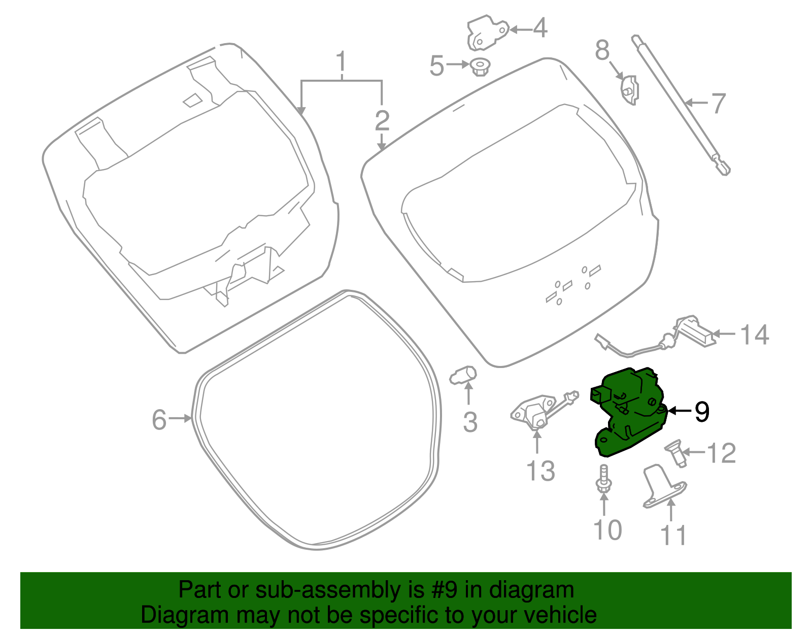 90502-DF30A - High-Quality Lock for 2018-2025 Nissan | AutoNation Parts