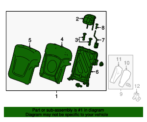 42768011 - F Cushion 2021-2022 Chevrolet Spark | AutoNationParts.com