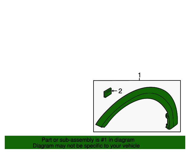 2017-2020 Kia OEM NEW 2017-2019 Kia Niro Sport Garnish Assembly Fender ...