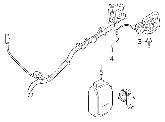 2018-2019 Kia Niro Charging Port 91886-G5010 | TascaParts.com