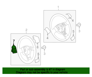 2009-2016 Volkswagen Steering Wheel Radio Controls 3C8-998-537-B | AutoNationParts.com