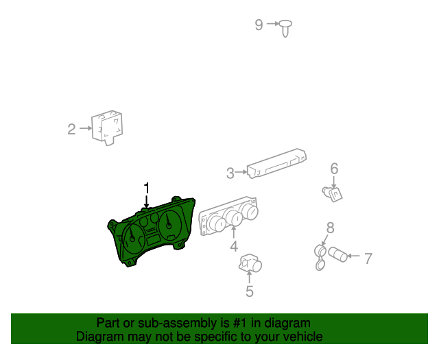 25946695 GM Cluster | GM Parts Store