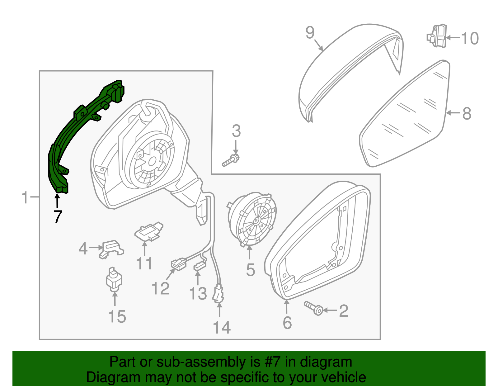 2018-2024 Volkswagen Tiguan Turn Signal Lamp 5NA-949-102-A | VW Parts ...