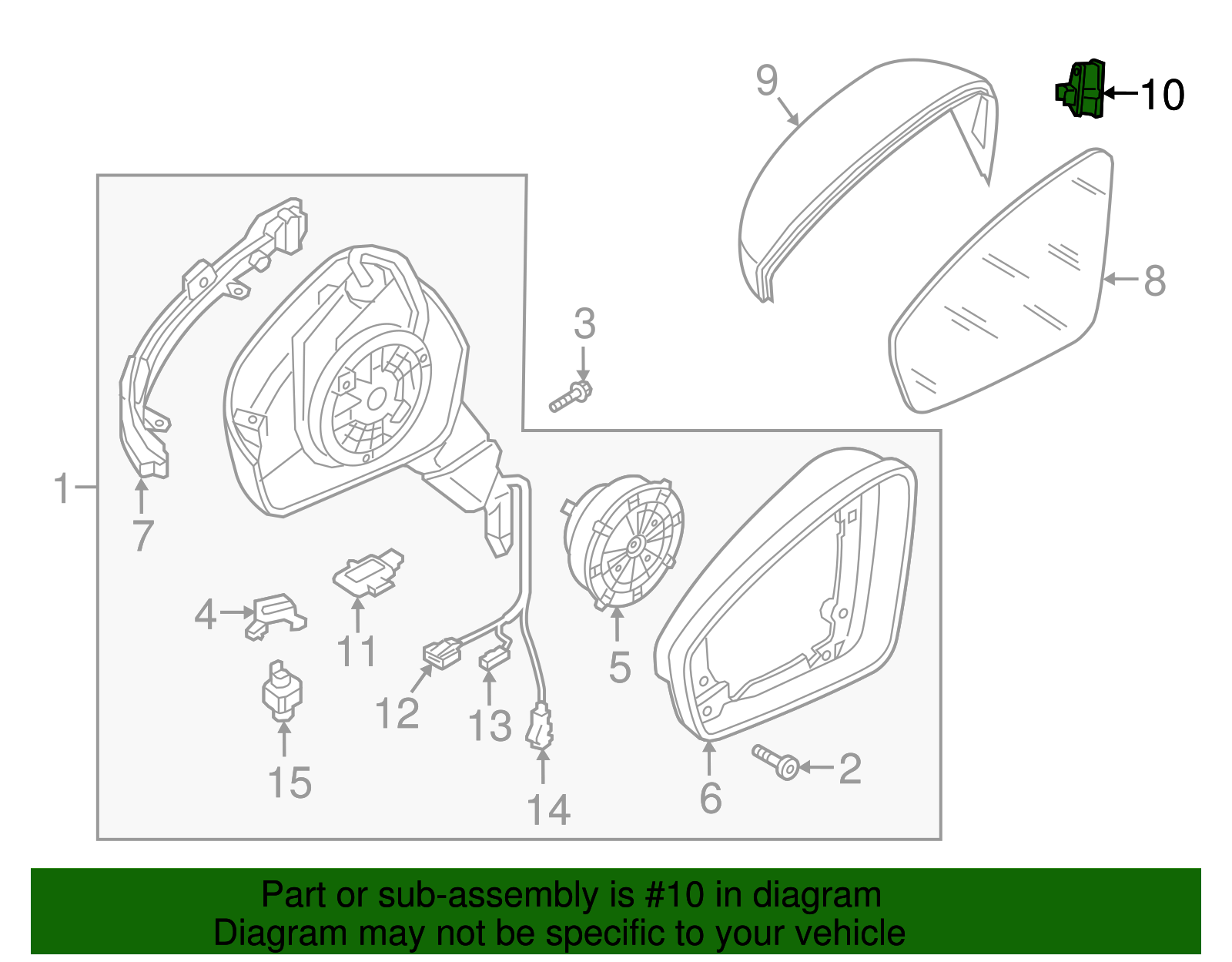 2018-2024 Volkswagen Tiguan Warning Lamp 5NA-949-145 | OEM Parts Online
