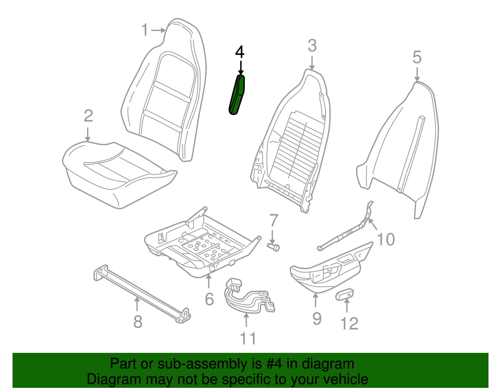 1996-2002 BMW Z3 Seat Belt Guide 52108410505 | OEM Parts Online