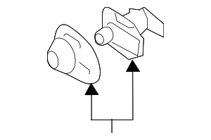 MB818520 - Door Lamp Switch 1994-2004 Mitsubishi | Mitsubishi Direct Parts