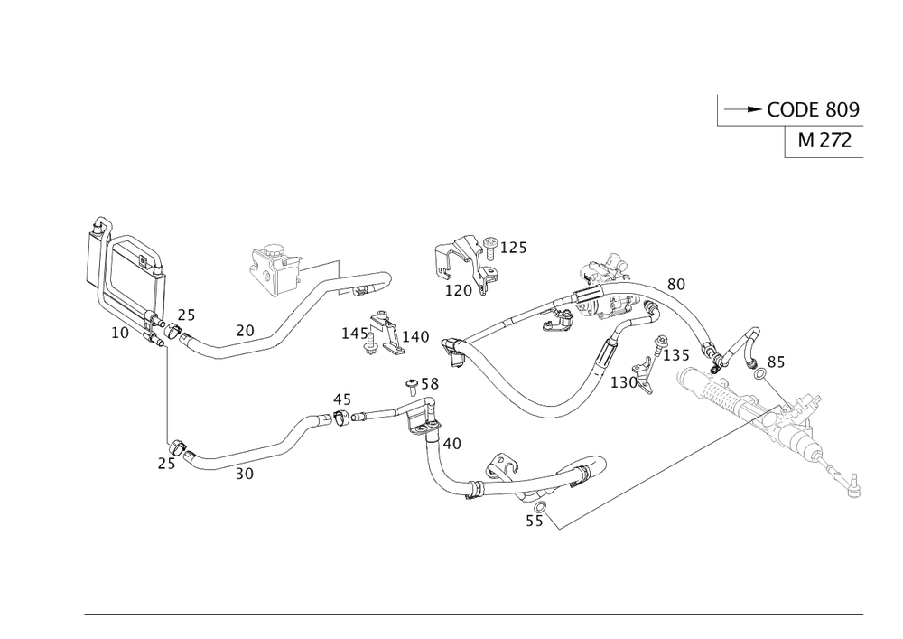 221-500-05-00 - Cooler 1954-2014 Mercedes-Benz | Mercedes-Benz USA Parts