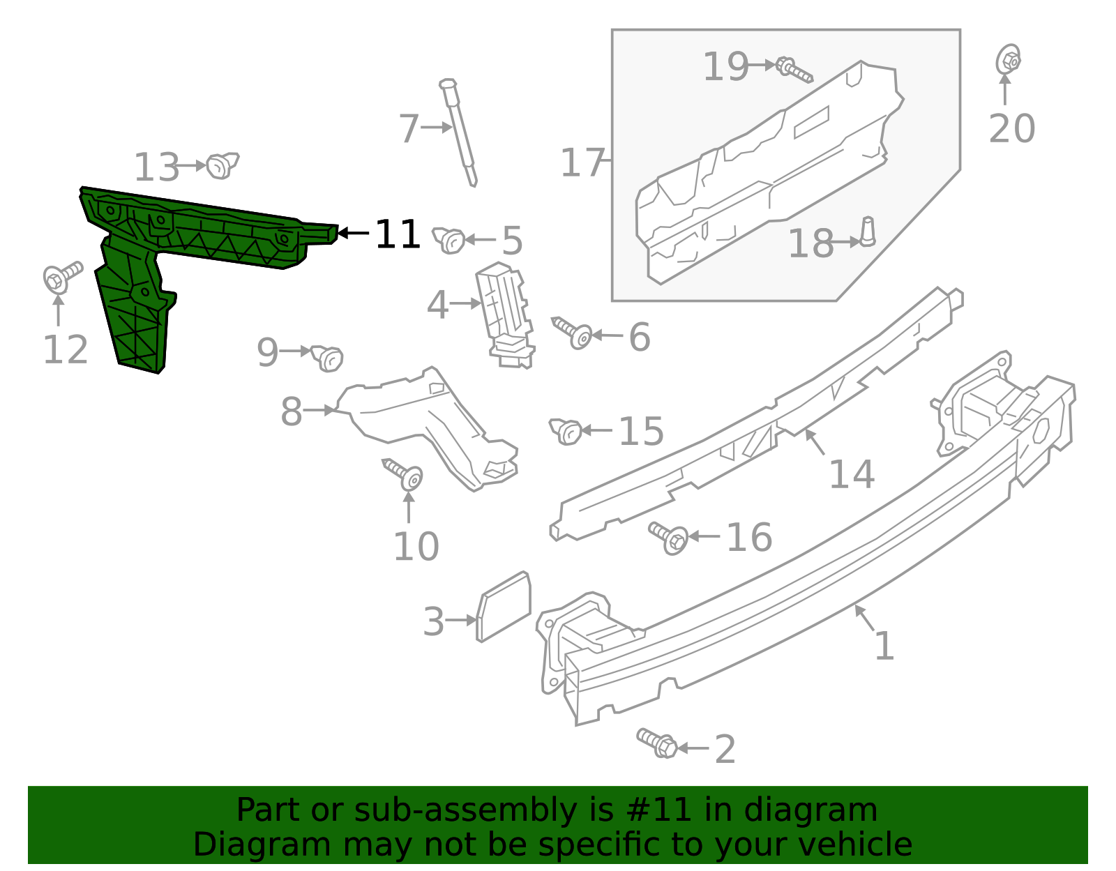 2020-2024 Audi A6 allroad Guide Plate 4K9-807-453-A | Audi USA Parts