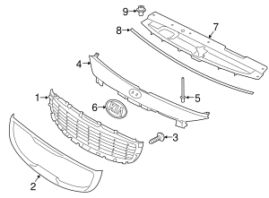 14160-03183 - Bumper Cover Rivet 2007-2021 Kia | Kia.Parts Store
