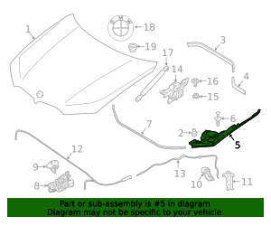 Genuine BMW 51-76-7-469-501 | Closure Panel | FREE Shipping on Most ...