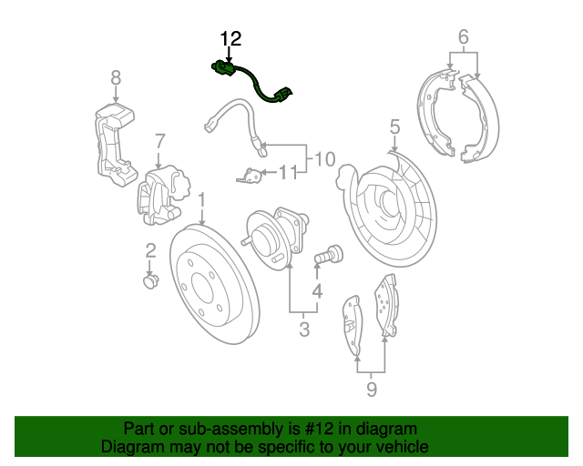 85157542 GM ABS Sensor | GM Parts Store