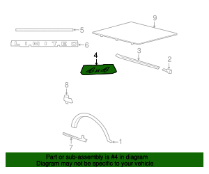 2007-2008 Ford F-150 Decal 7L3Z-9925622-EA | TascaParts.com