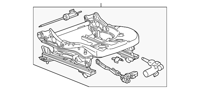 2014-2020 GM Front Passenger Side Seat Cushion Frame 13518951 ...