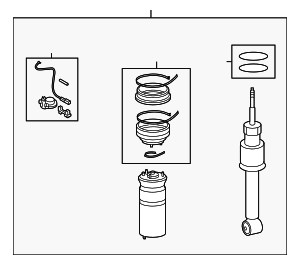 2010-2013 Land Rover Range Rover Sport Shock Assembly LR032652 ...