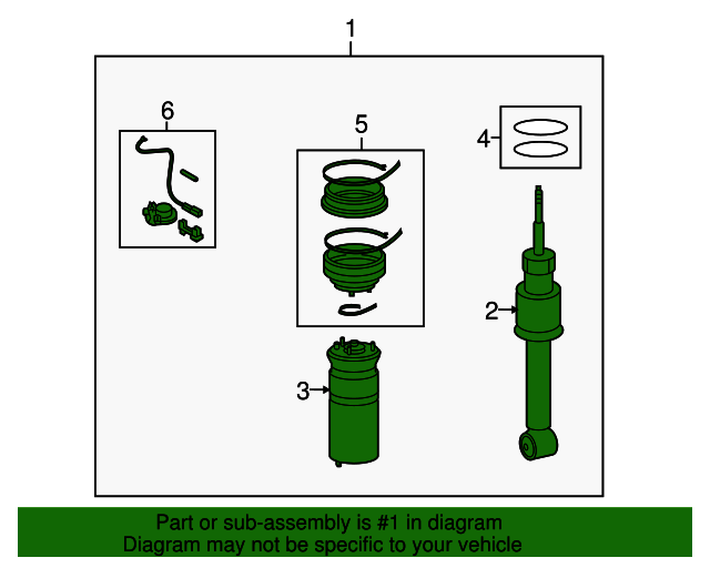 2010-2013 Land Rover Range Rover Sport Shock Assembly LR032652 ...