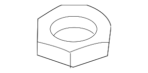 2000-2018 Mopar Tie Rod End Lock Nut 6505623AA | TascaParts.com