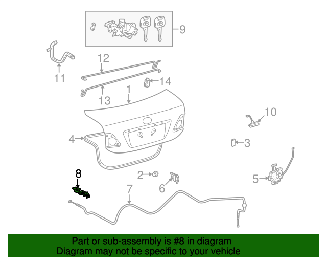 64606-12050 - Fuel Door Release Handle 1988-2019 Toyota | Longo Toyota ...