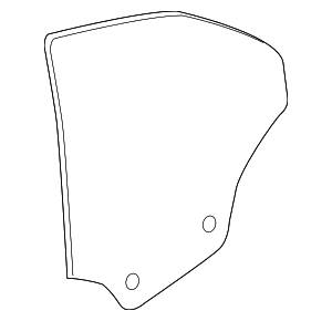 Genuine BMW 51-35-7-955-238 | Quarter Glass | FREE Shipping on Most ...