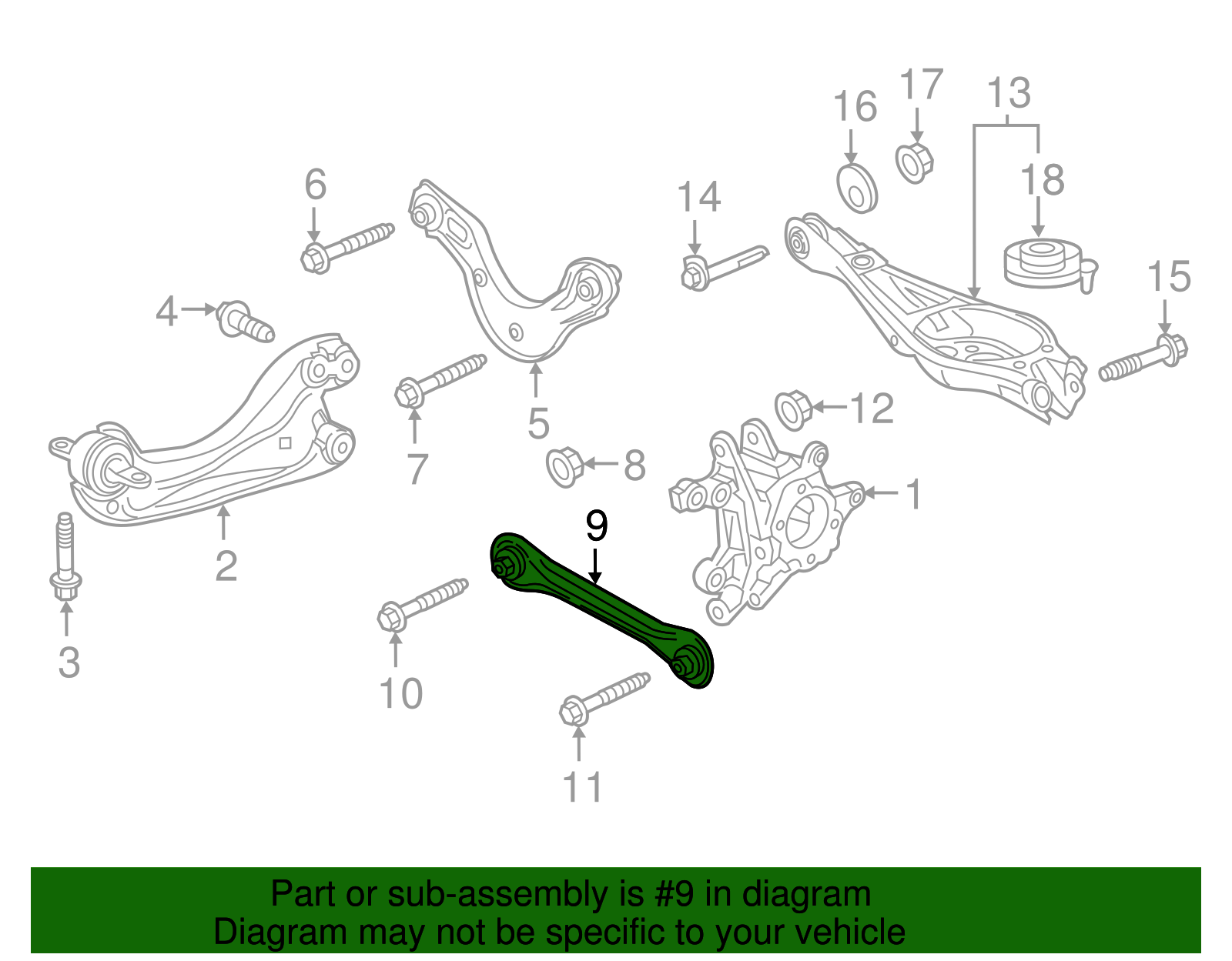 2017-2024 Honda Lower Arm 52370-TLA-A01 | OEM Parts Online