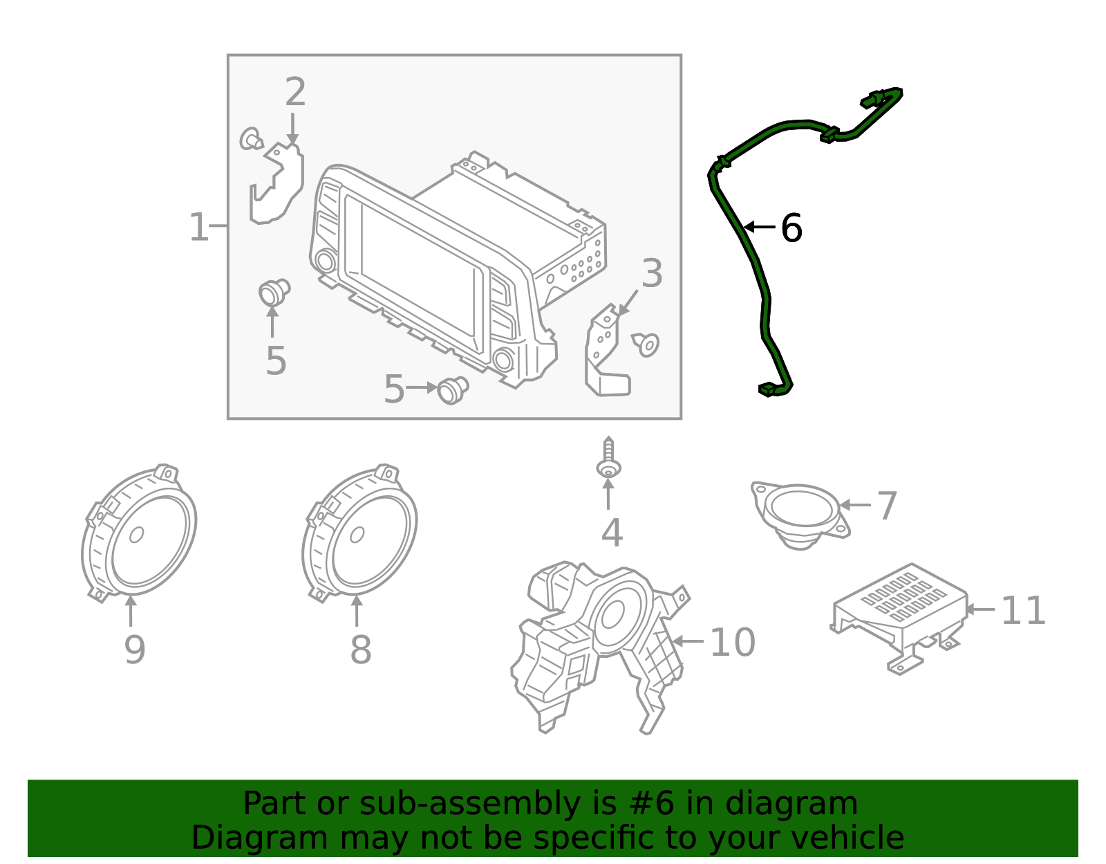 96595-K4000 - High-Quality Cable for 2019-2021 Hyundai Kona Electric ...