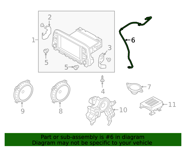 Genuine Cable for 2018-2021 Hyundai Kona | Part# 96595-J9000 | Hyundai ...