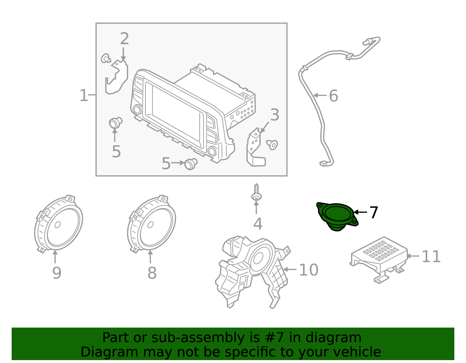 96350-J9100 - High-Quality Speaker for 2018-2023 Hyundai | AutoNation Parts