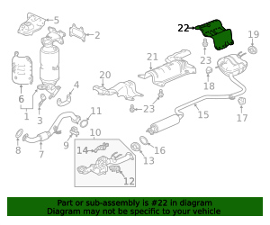 2018-2024 Honda Accord Heat Shield 74651-TVA-A00 | Honda Car Parts Direct