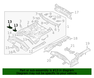 65889-Q5000 - Stop Bracket 2021-2022 Kia Seltos | Kia.Parts Store