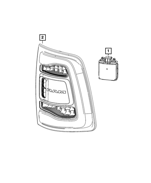 Park Assist for 2024 Ram 2500 | Mopar Estores