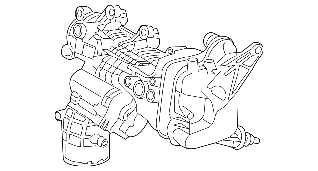 139-090-16-00-64 - Charge-Air Distributor Mercedes-Benz USA Parts