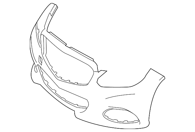 Mercedes-Benz OEM Bumper Cover Part# 212-885-29-38-9999 | OEM Vehicle Parts