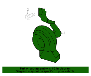 223-542-15-00 - Horn 2021-2024 Mercedes-Benz | AutoNationParts.com