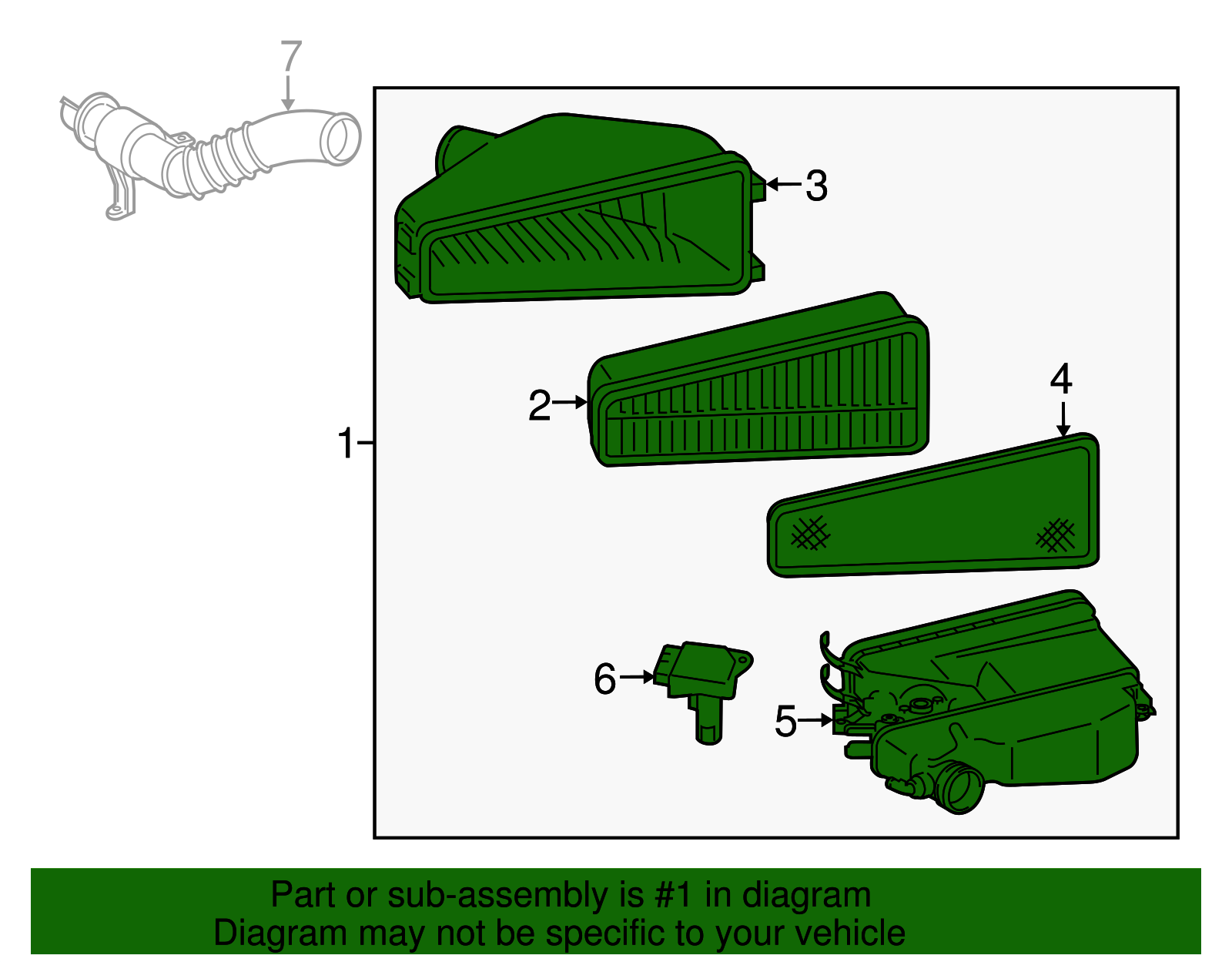 2003-2015 Toyota Air Cleaner Assembly 17700-0P013 | Retail Performance ...