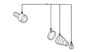 2005-2019 Volkswagen Inner Boot 1KM-498-201 | vwpartscente