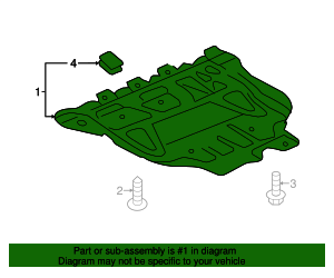 2019-2020 Audi S3 Genuine Splash Shield Part# 3q0825235a | Euro Parts 4 ...