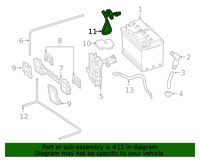 000-905-47-16 - Negative Cable Mercedes-Benz USA Parts