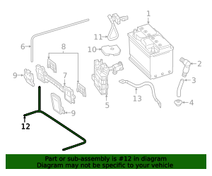 2018-2023 Mercedes-Benz Battery Cable Harness 213-540-07-27 ...