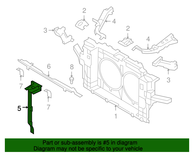 62550-1CA0A (625501ca0a) - 2009-2017 Infiniti Center Support | Infiniti ...