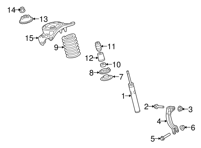 2008-2023 Audi Strut Dust Shield 8K0-412-137-A | Audi USA Parts