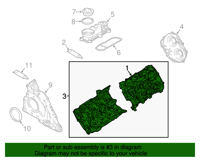 06M-103-061-AK - Cylinder Head 2018-2024 Audi | Audi OEM Parts