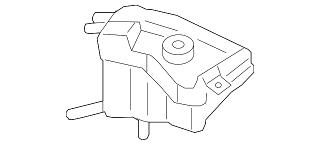 Genuine OEM Ford Part - Tank Assembly Radiator Overflow DP5Z-8A080-A ...